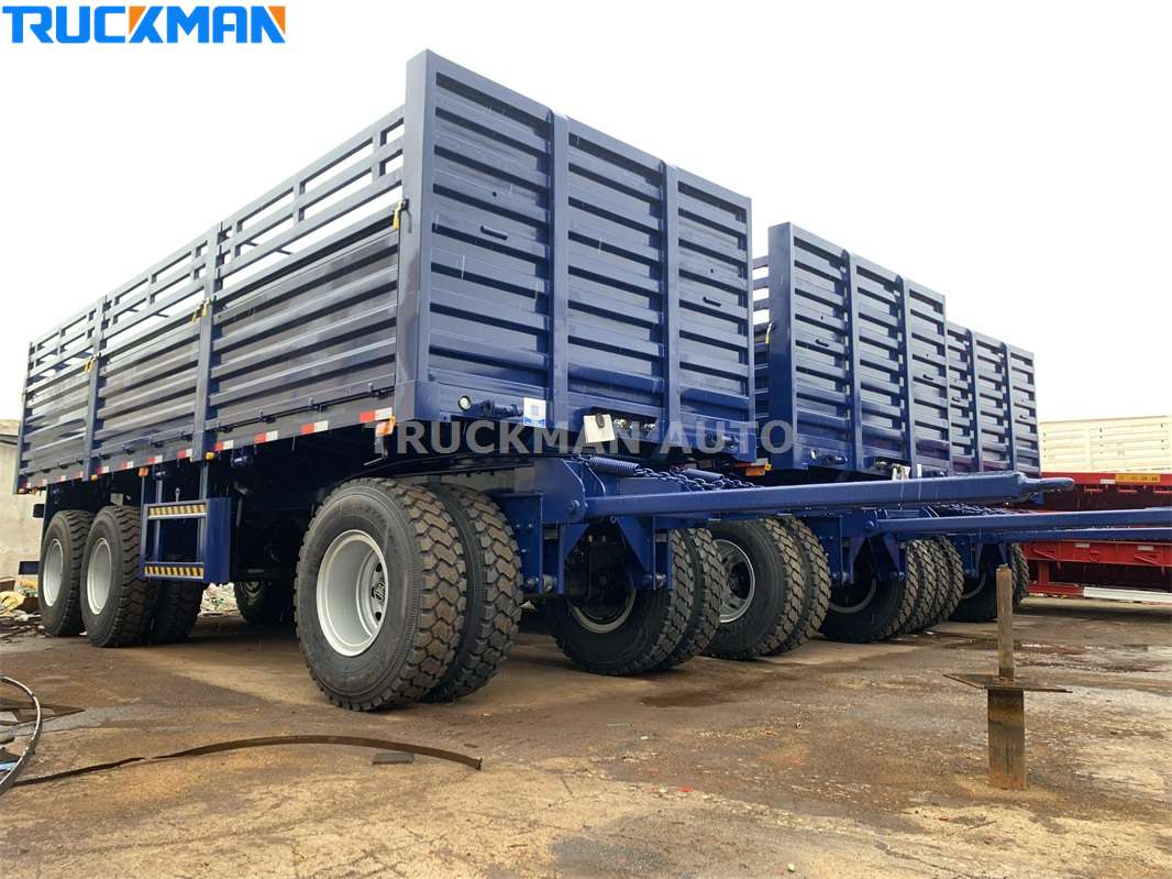 4 Units Drawbar Cargo Full Trailer To East Africa