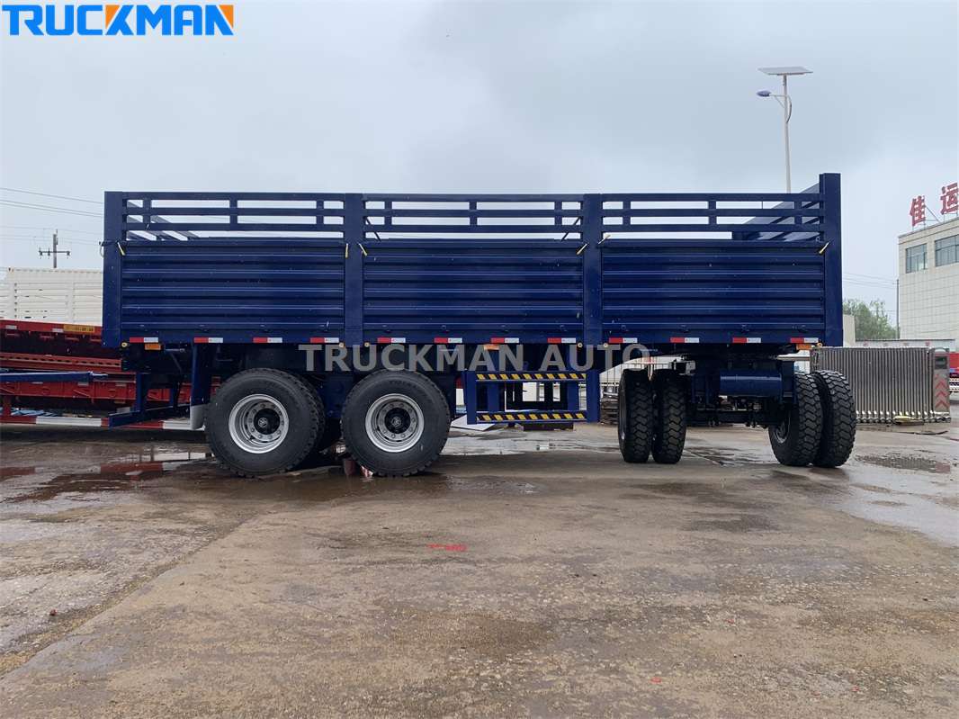 4 Units Drawbar Cargo Full Trailer To East Africa