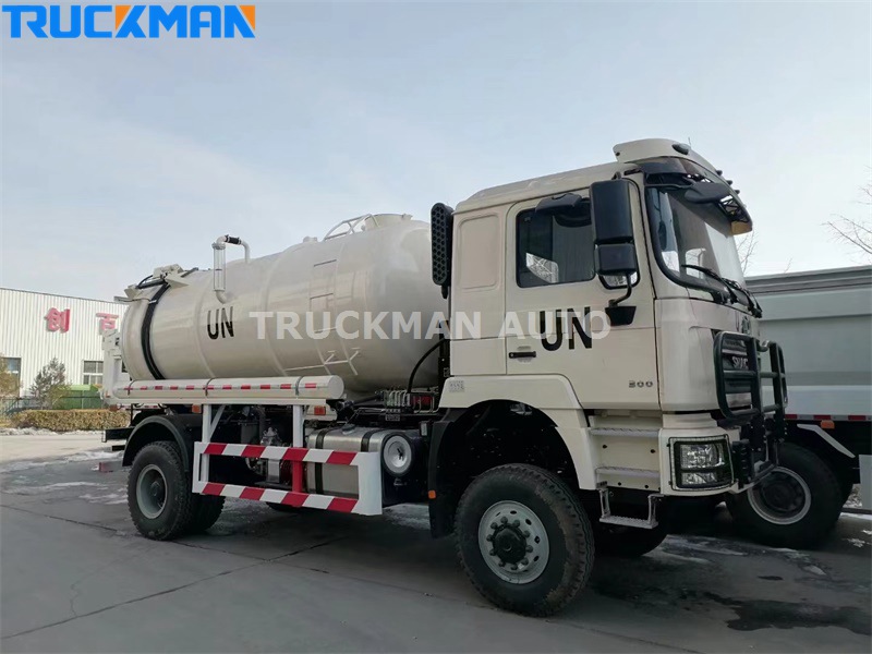 10CBM SHACMAN F3000 Vacuum Sewage Truck To Mozambique
