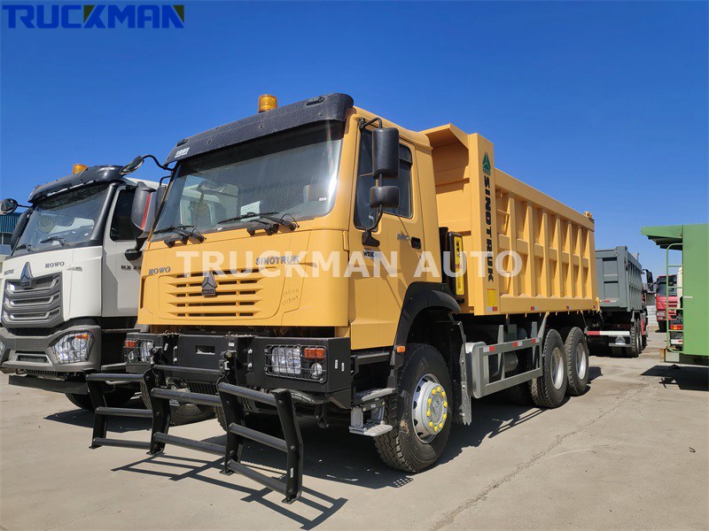 10 Wheels 380HP SINOTRUCK Tipper Truck To Cameroon