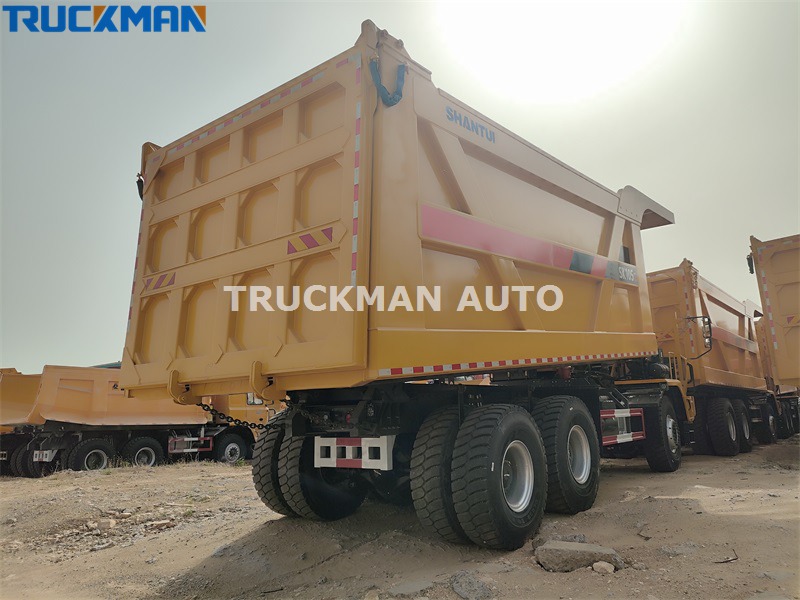 110 Tons Tipper Truck SHANTUI SK105 10 Wheels Mining Truck For Mine