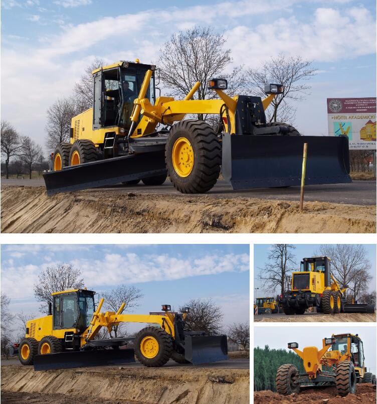 XCMG Construction Machinery GR165 Motor Grader With Front Blade