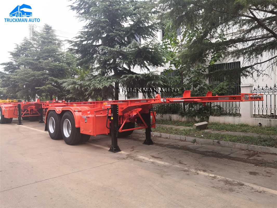 30000KG 20FT Container Skeleton Trailer