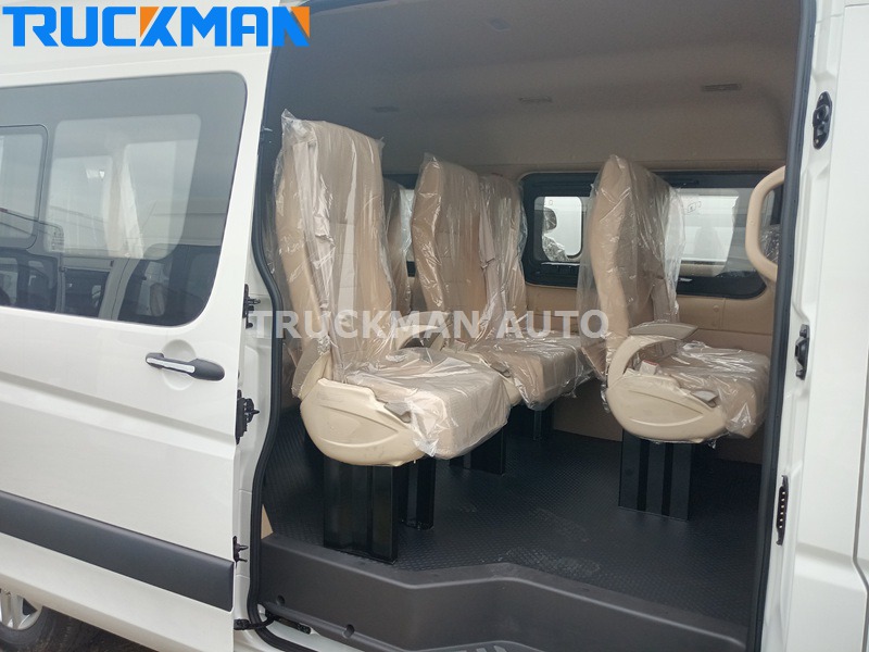 Middle Roof FOTON TOANO Mini Cargo Bus For Urban Traffic