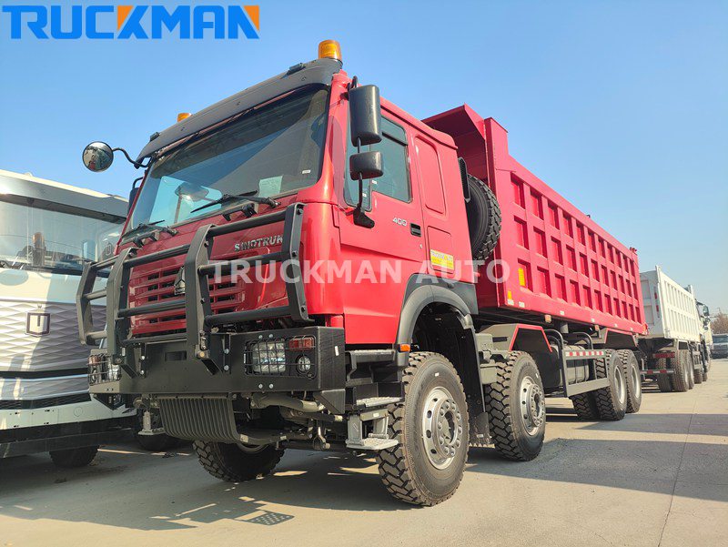 SINOTRUK HOWO 8x4 400HP Dumper Truck To Cameroon