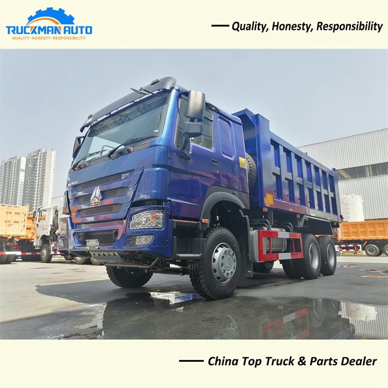 371HP SINOTRUK HOWO Mining Dump Truck For Zambia