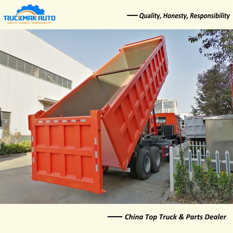 400HP SINOTRUCK 12 Wheel Tipper Truck For Rwanda