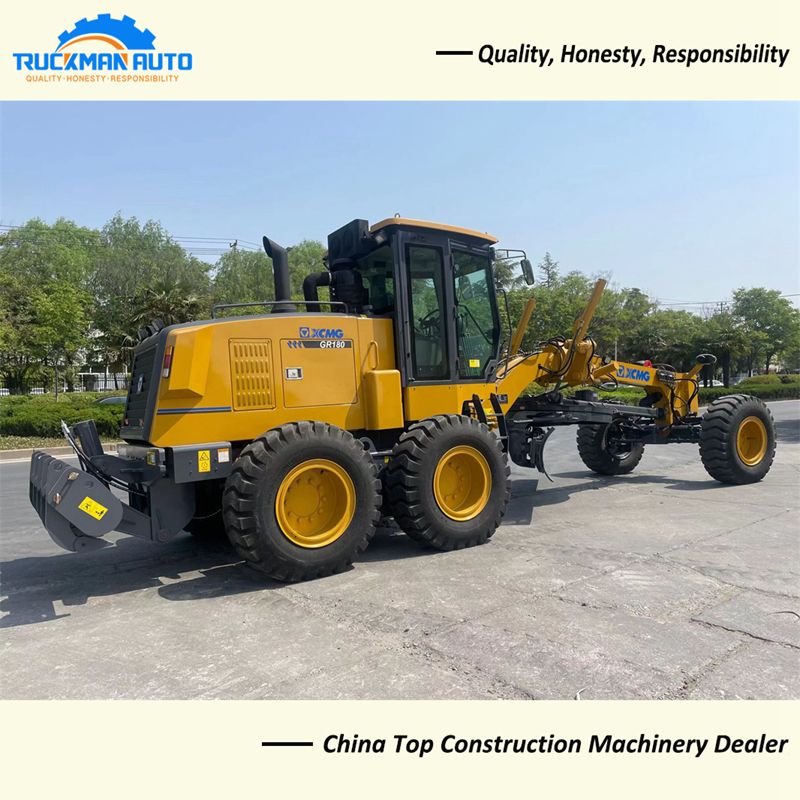 XCMG GR180 Motor Grader With Front Blade Rear Ripper