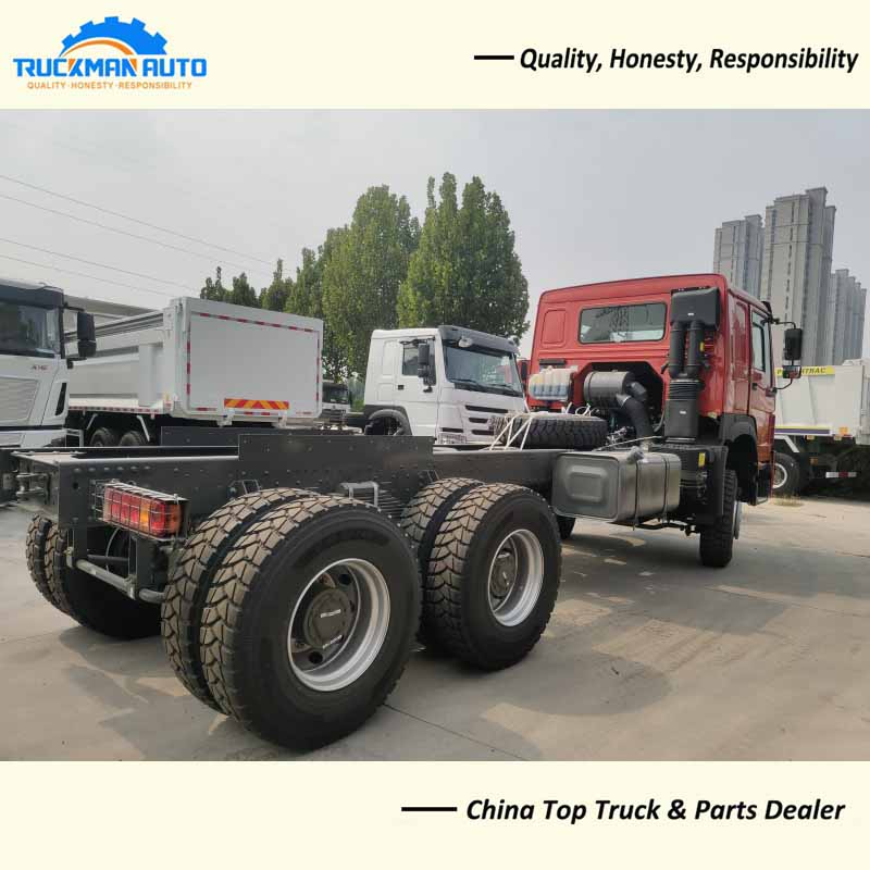 371HP SINOTRUK 6x6 Dump Truck Chassis