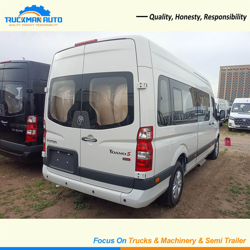 Middle Roof FOTON TOANO Mini Cargo Bus For Urban Traffic
