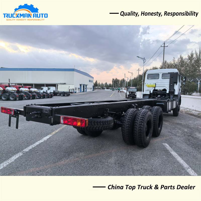 6x6 BEIBEN 380HP Cargo Truck Chassis For DRC