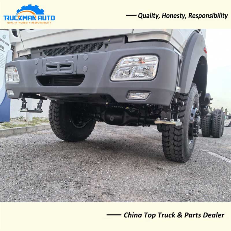 6x6 BEIBEN 380HP Cargo Truck Chassis For DRC